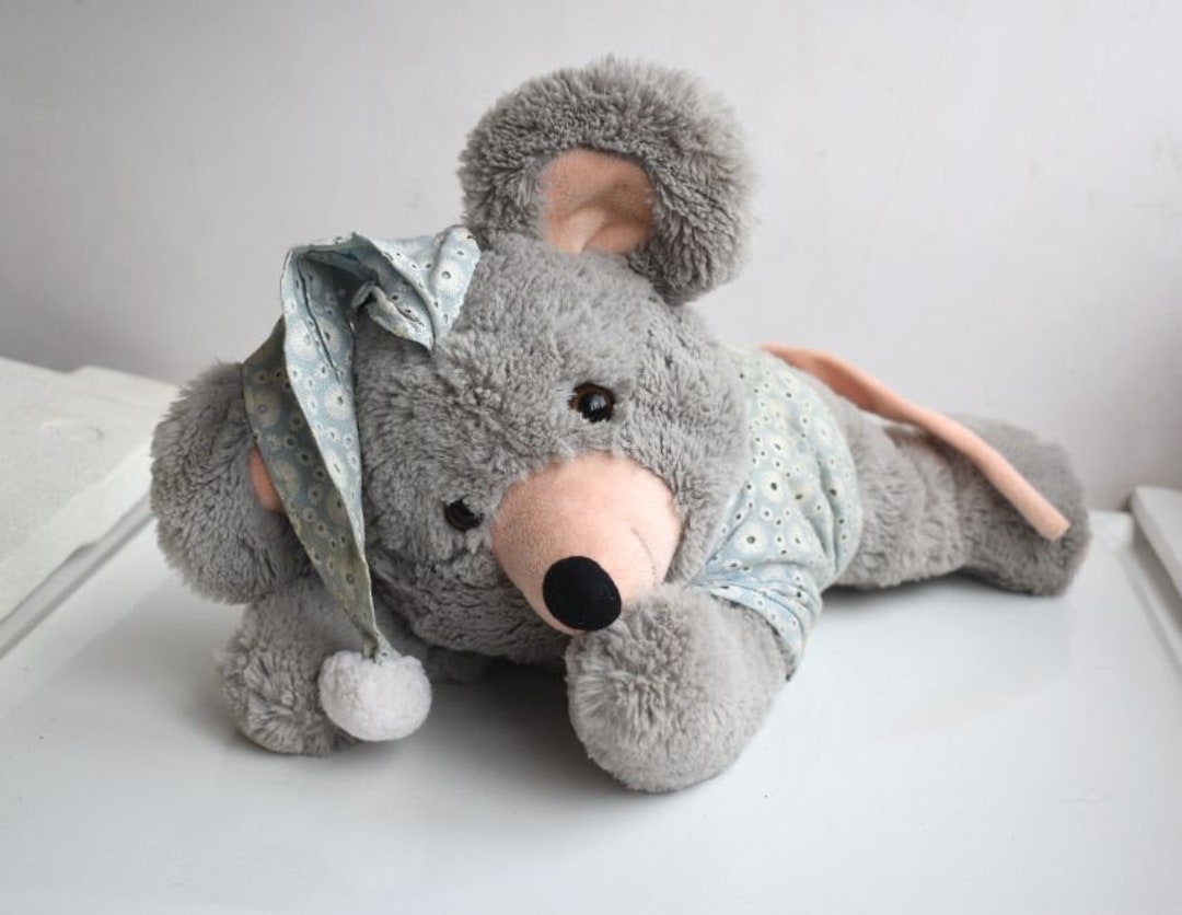 Vintage 15" Petra Toys Italy Mouse With Pajamas Plush Stuffed Soft Toy ...