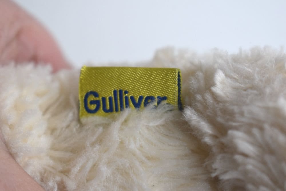 Vintage 10 " Gulliver Girl Teddy Bear White Plush Stuffed Soft Toy ...