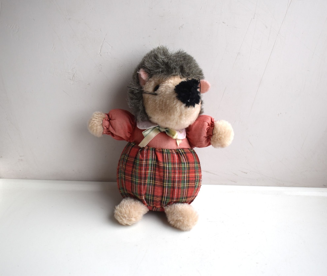 Vintage 8 JPM Hedgehog Plush Stuffed Soft Toy Dutch Holland Amsterdam ...