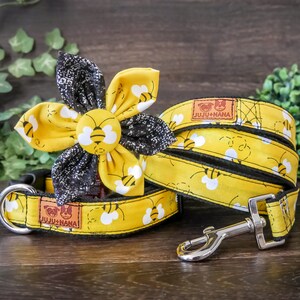 Cute Bee Dog Harness Collar Leash Set, Girl Boy Dog Harness Vest ...
