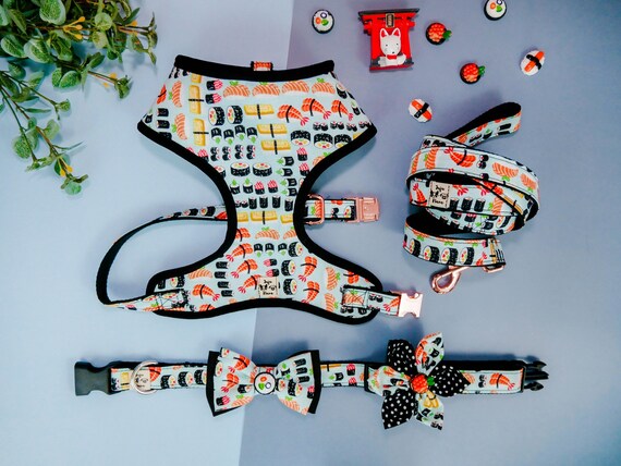 Japanese Sushi Dog Harness Leash Set/ Boy Girl Dog Harness | Etsy