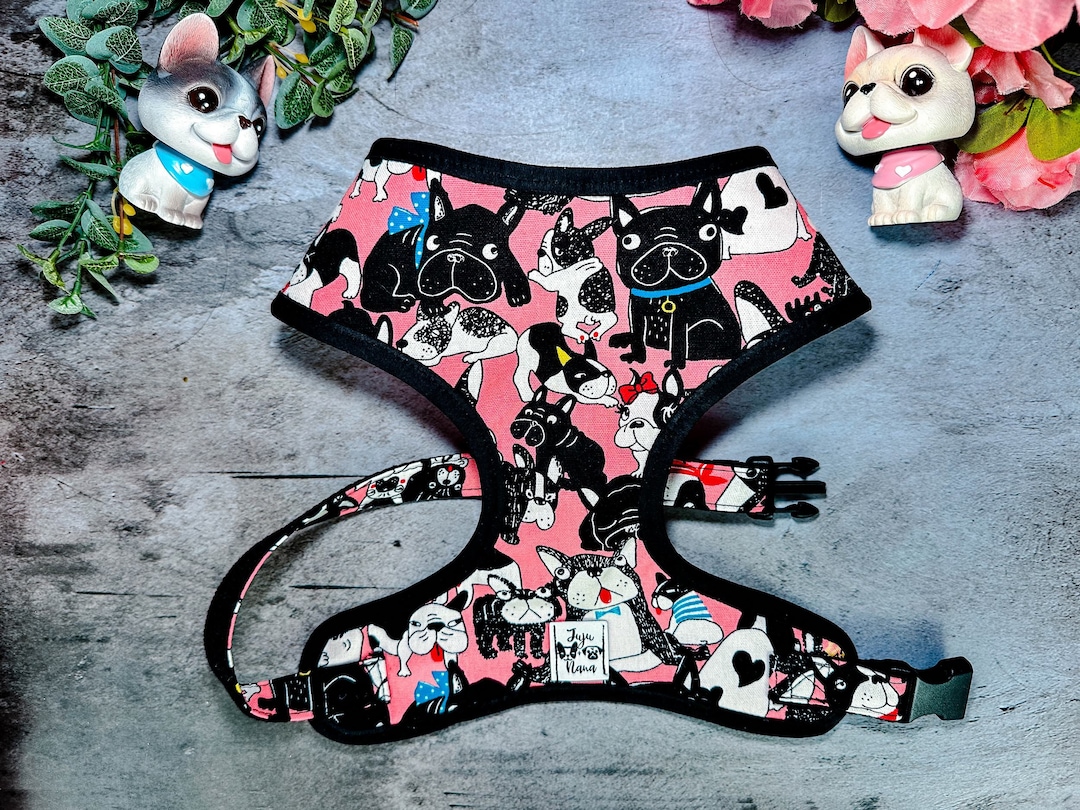 French Bulldog Harness/ Frenchie Dog Harness/ Boston Terrier Dog ...