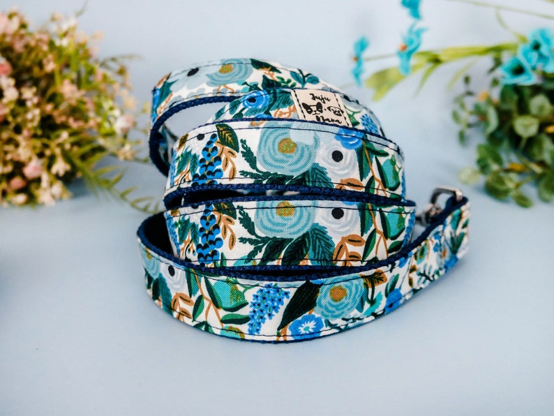 Floral Rifle Paper Co Dog Collar/ Personalized Laser Engraved Buckle ...