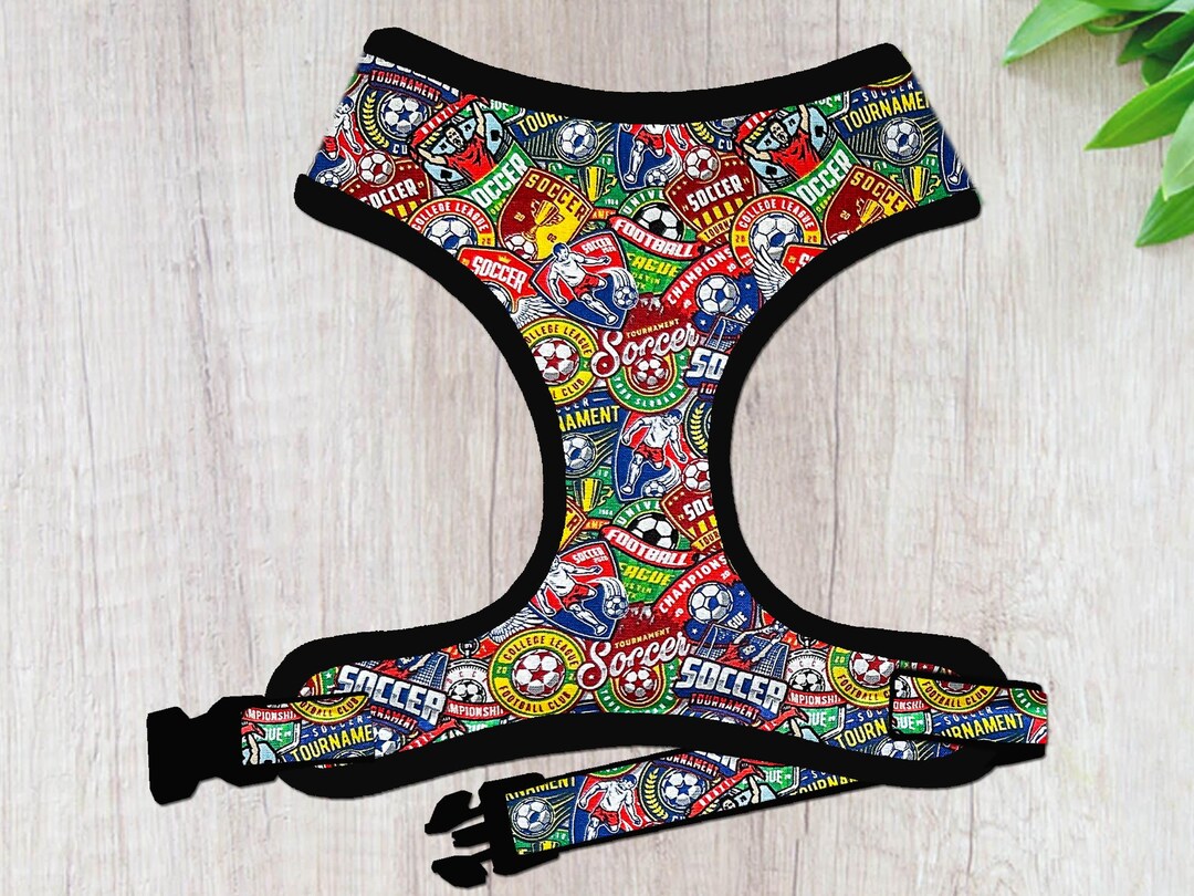 Soccer Football Dog Harness Vest/ Boy Sport Male Dog Harness/ Jersey ...