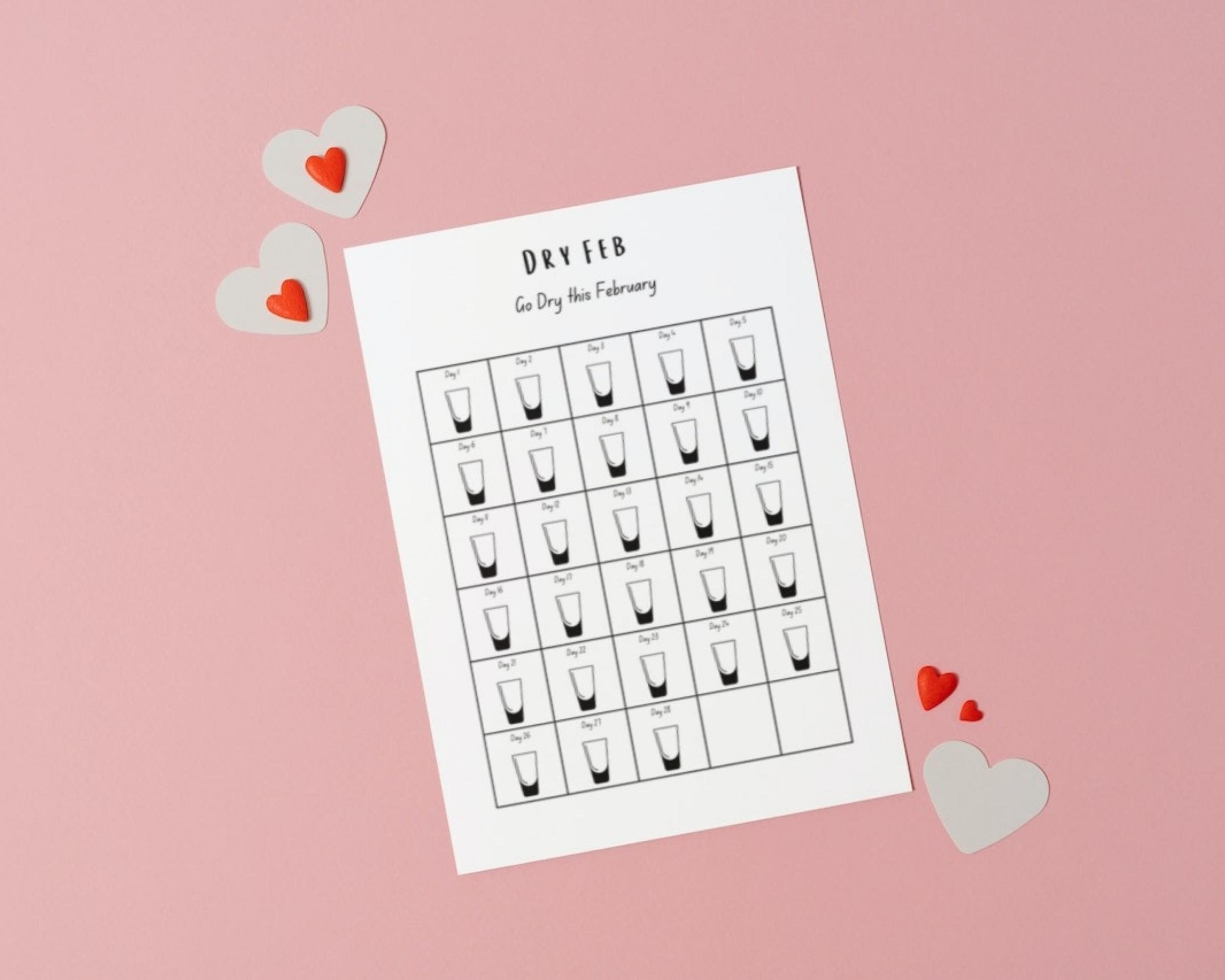 Dry Feb Sober Challenge Tracker Go Dry This February to Raise Funds No ...