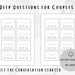 Printable Game for Couples Deep Questions That Will Strengthen Your ...