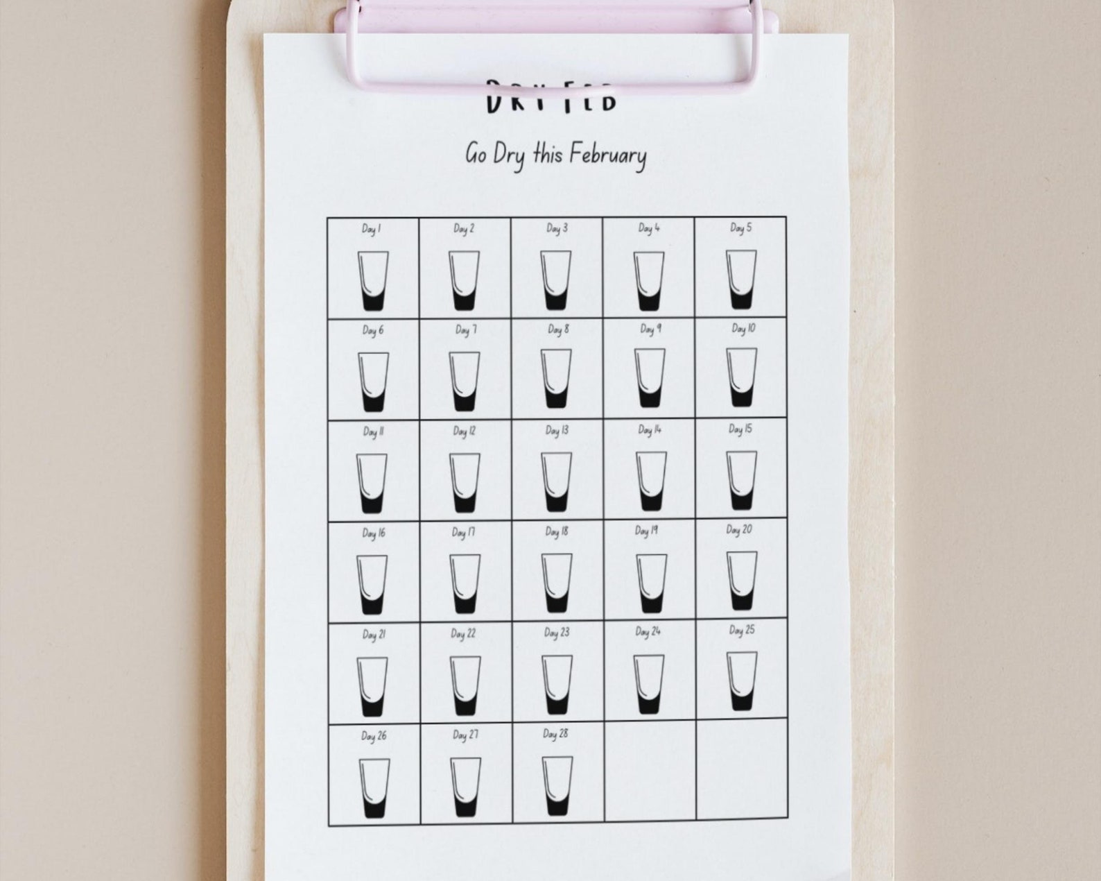 Dry Feb Sober Challenge Tracker | Go Dry This February to Raise Funds ...