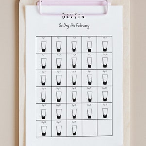 Dry Feb Sober Challenge Tracker | Go Dry This February to Raise Funds ...