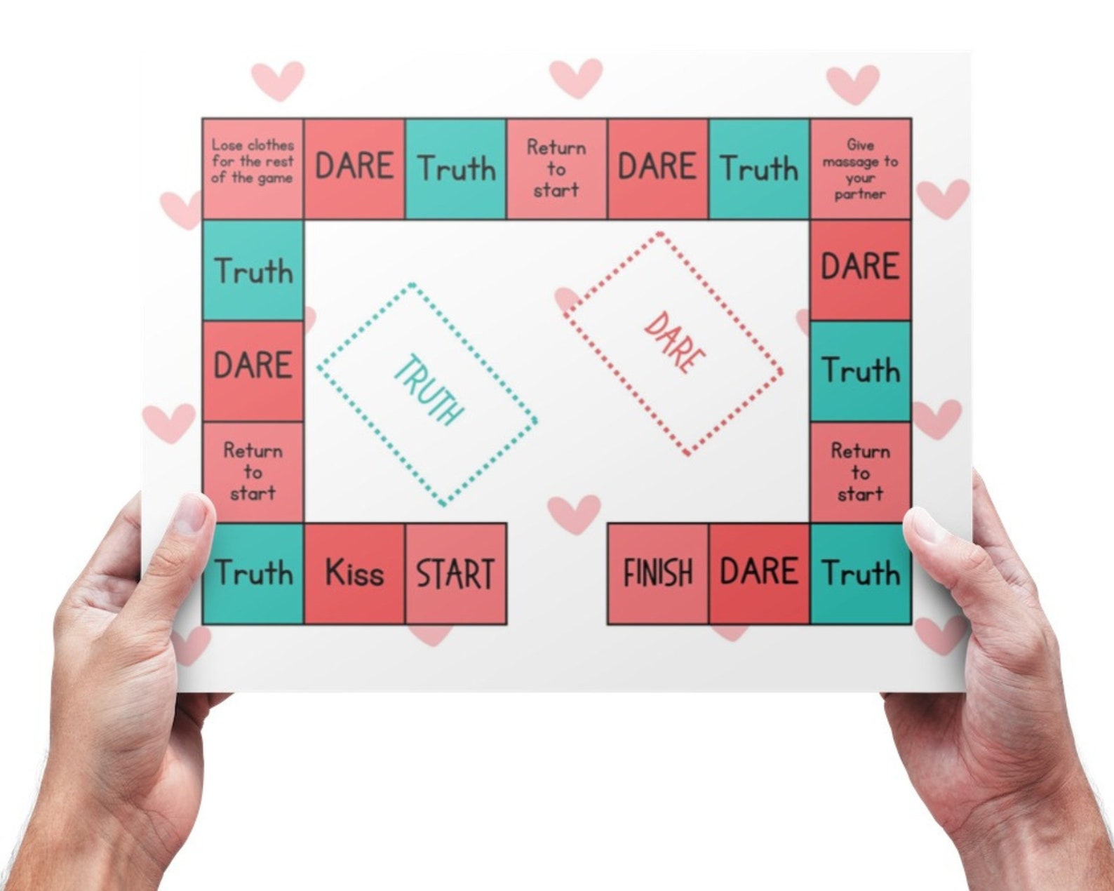Printable Erotic Sex Board Game For Couples Truth Or Dare Sex T For