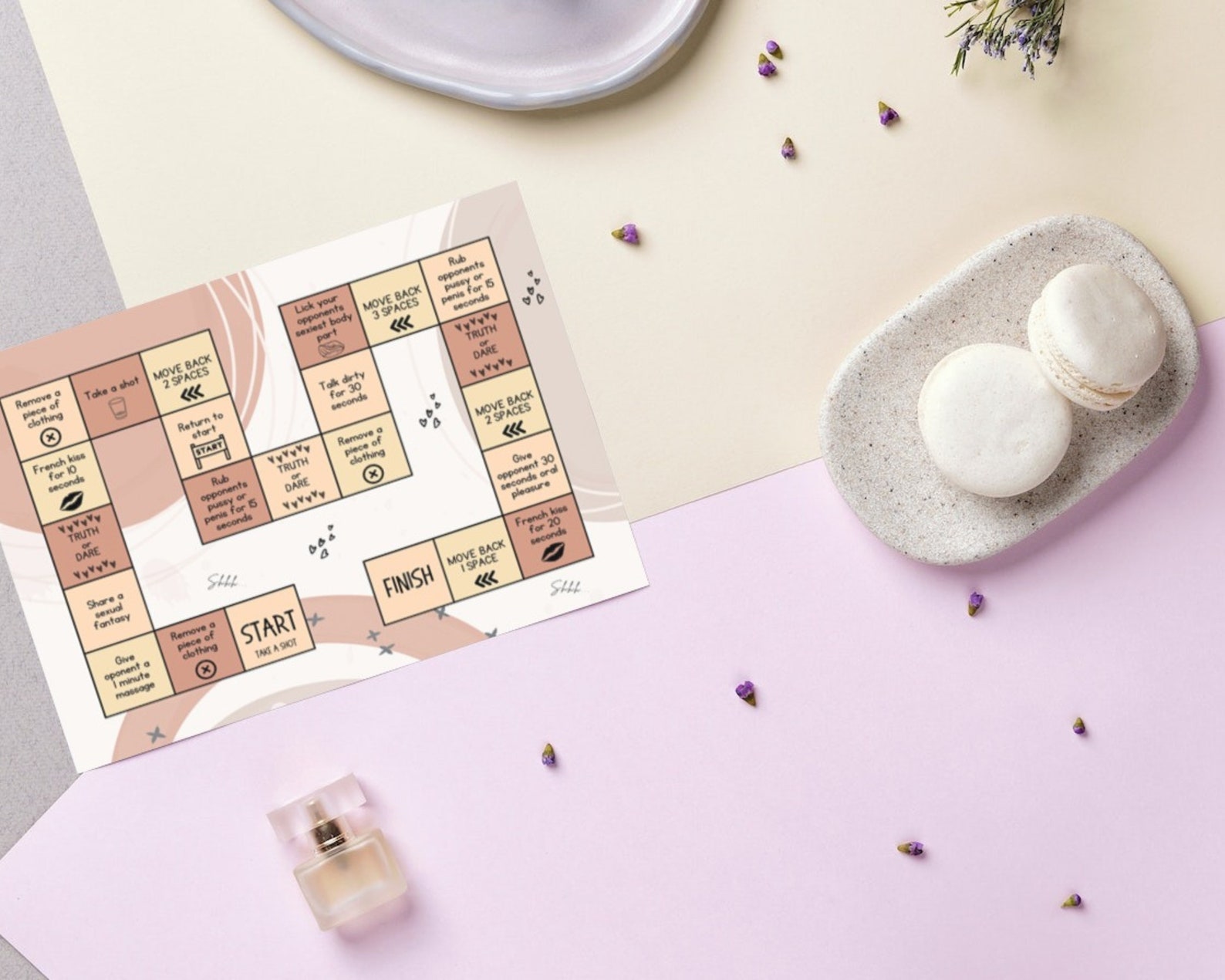 Intimacy Foreplay Board Game for Adult Couples | Printable Date Night ...