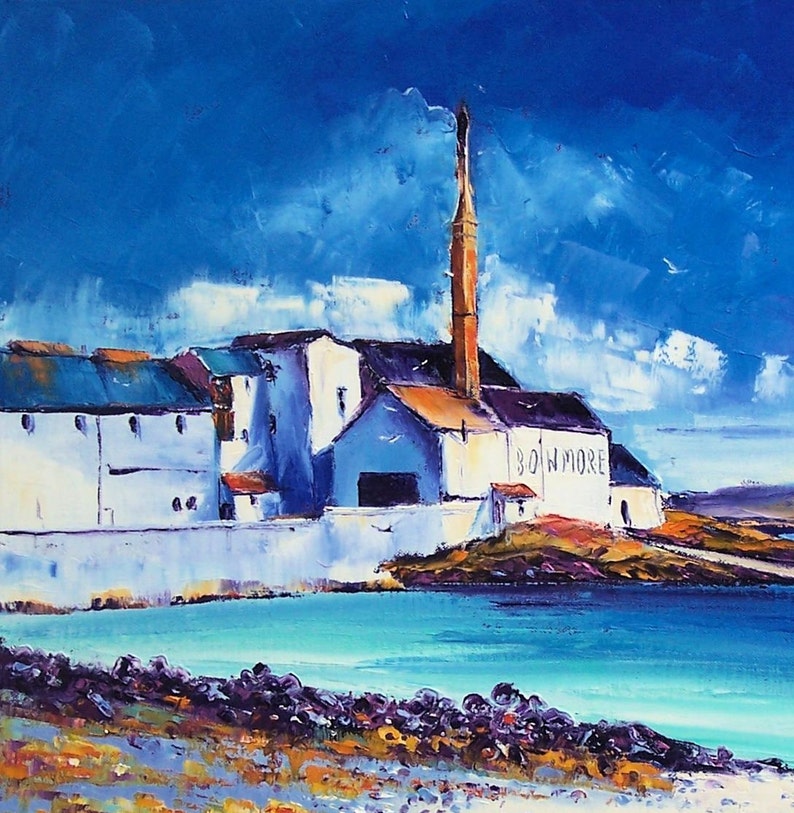 Print of Islay, Scotland, Handmade Gift, UNFRAMED Print, Islay Gift ...