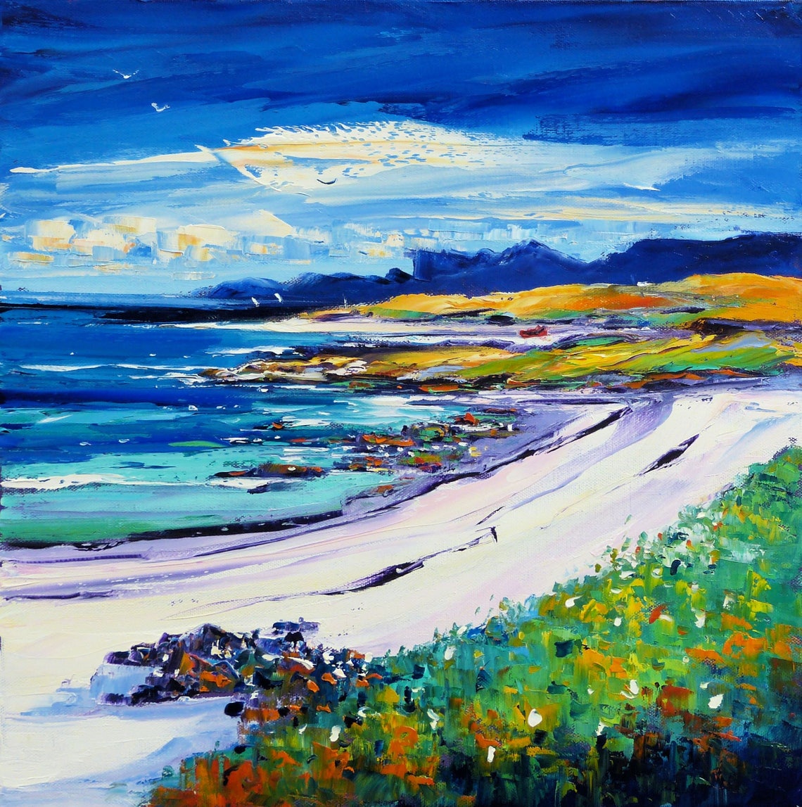 Bright Morning, Saligo Bay, Islay - Etsy UK