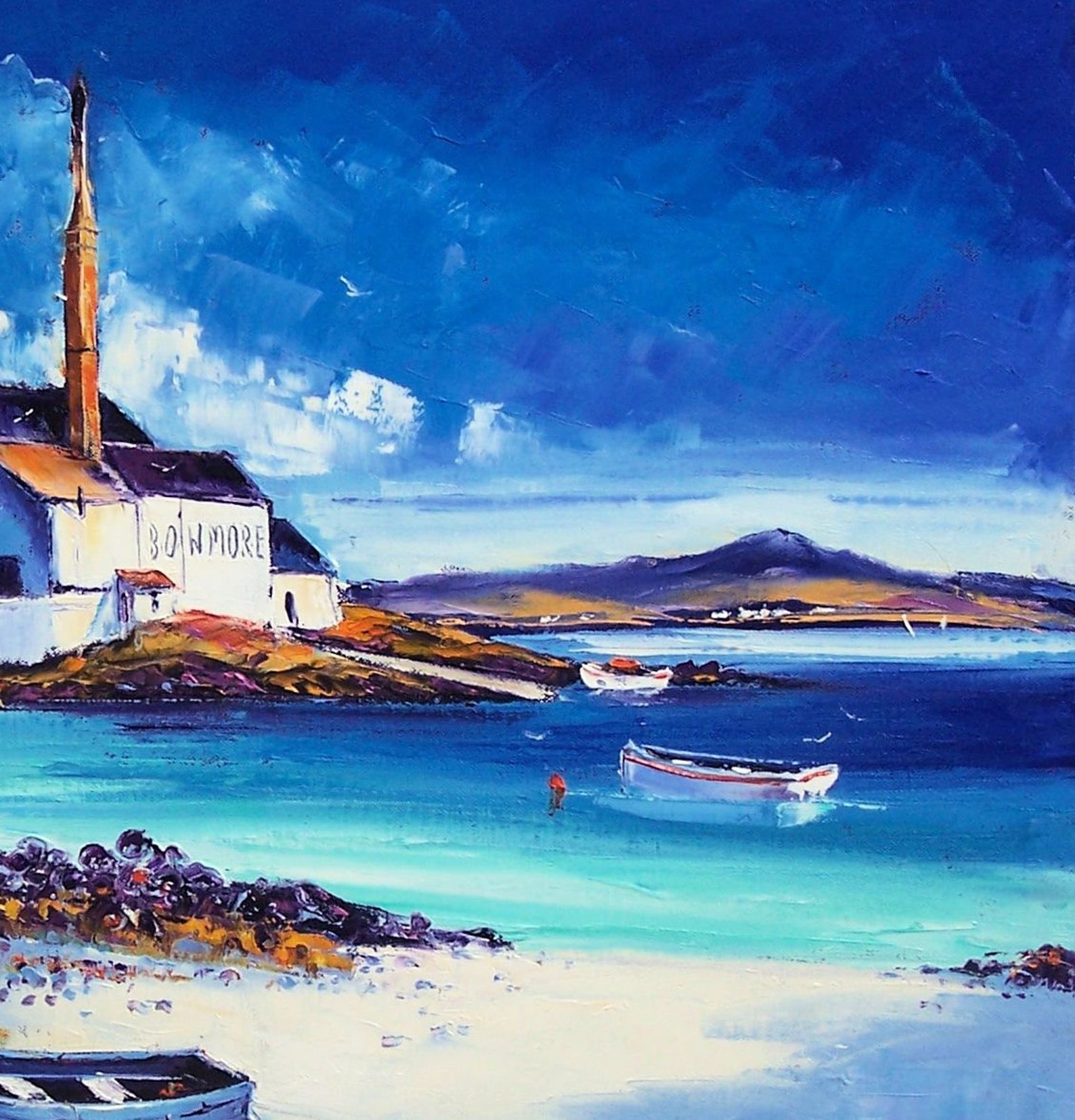 Print of Islay Scotland Handmade Gift UNFRAMED Print Islay - Etsy