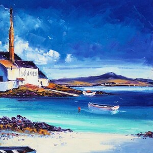 Print of Islay, Scotland, Handmade Gift, UNFRAMED Print, Islay Gift ...