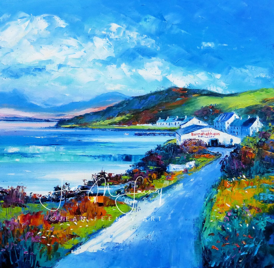 Unframed Print,bunnahaibhan Distillery, Islay Print, Painting, Two ...