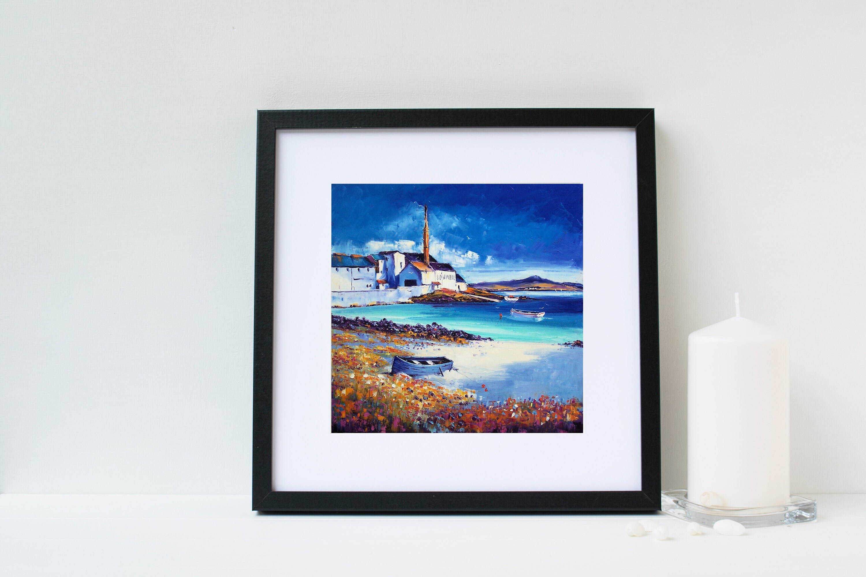 Print of Islay, Scotland, Handmade Gift, UNFRAMED Print, Islay Gift ...
