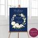 Welcome Wedding Navy Blue SignNavy White Digital Welcome | Etsy