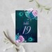 Teal Wedding Table Numberspeacock Theme Table Numbersteal - Etsy