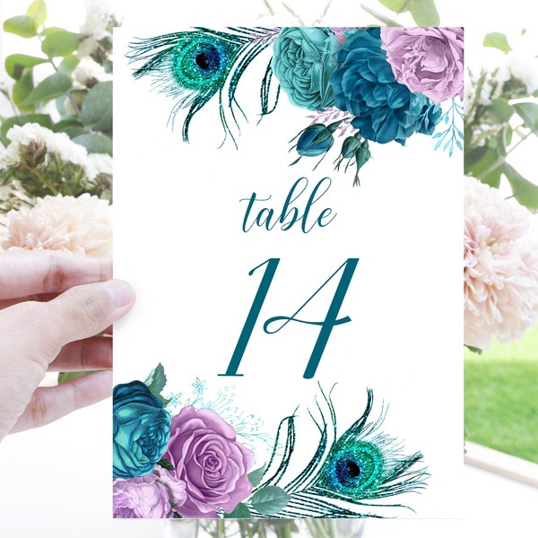 Peacock Table Decorations - Etsy