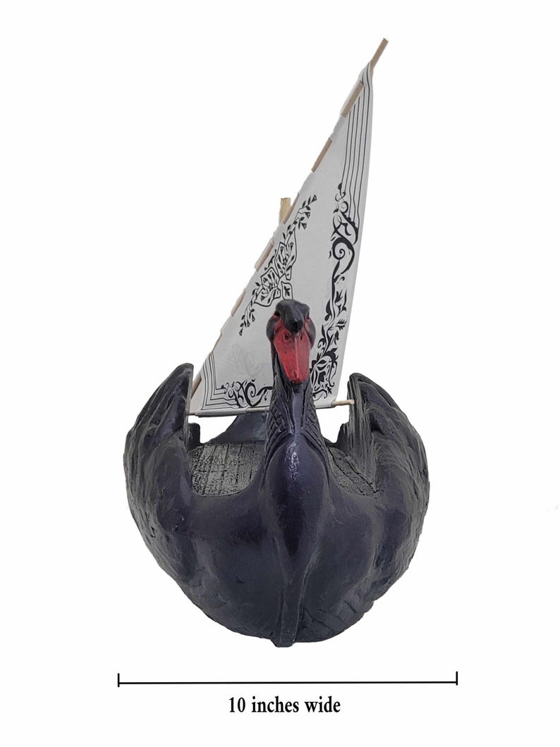Beautiful Swan Urn, Swan Boat Urn, Biodegradable Urn for Mom, Viking ...