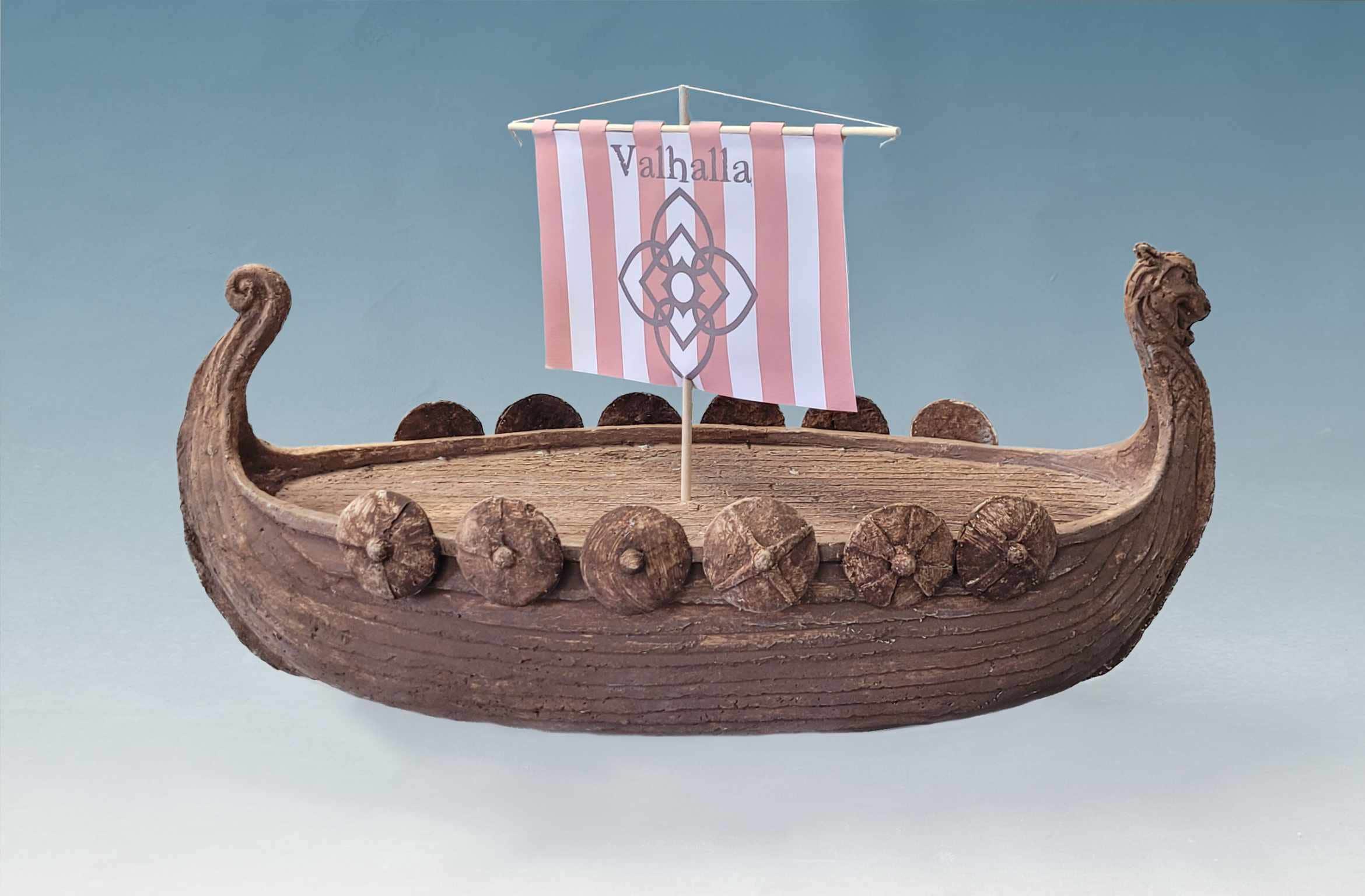 Biodegradable Viking Ship Urn for Land or Water Burial. Have a Viking ...
