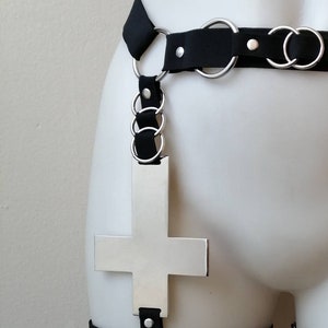 Inverted Metal Cross Garters - Etsy