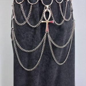 Chain Belt ( Cross,ankh Cross,pentagram,sigil) - Etsy