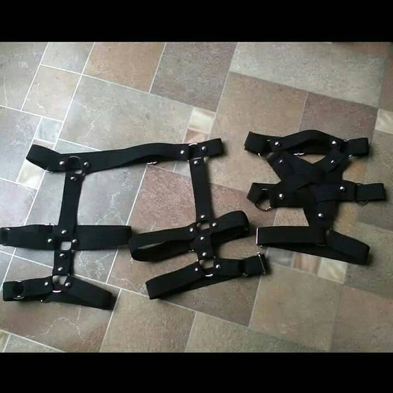 Elastic Pentagram Leg Harness - Etsy