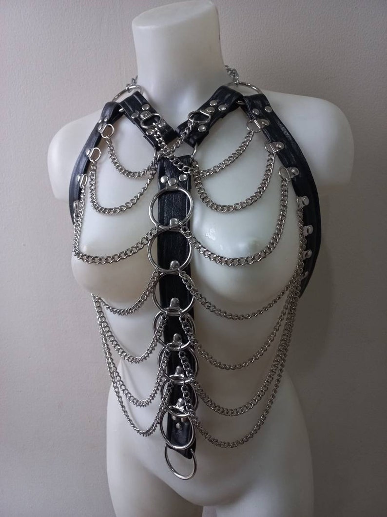 Rib Cage Chain Harness | Etsy