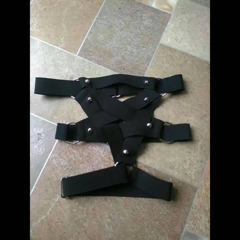 Elastic Pentagram Leg Harness - Etsy