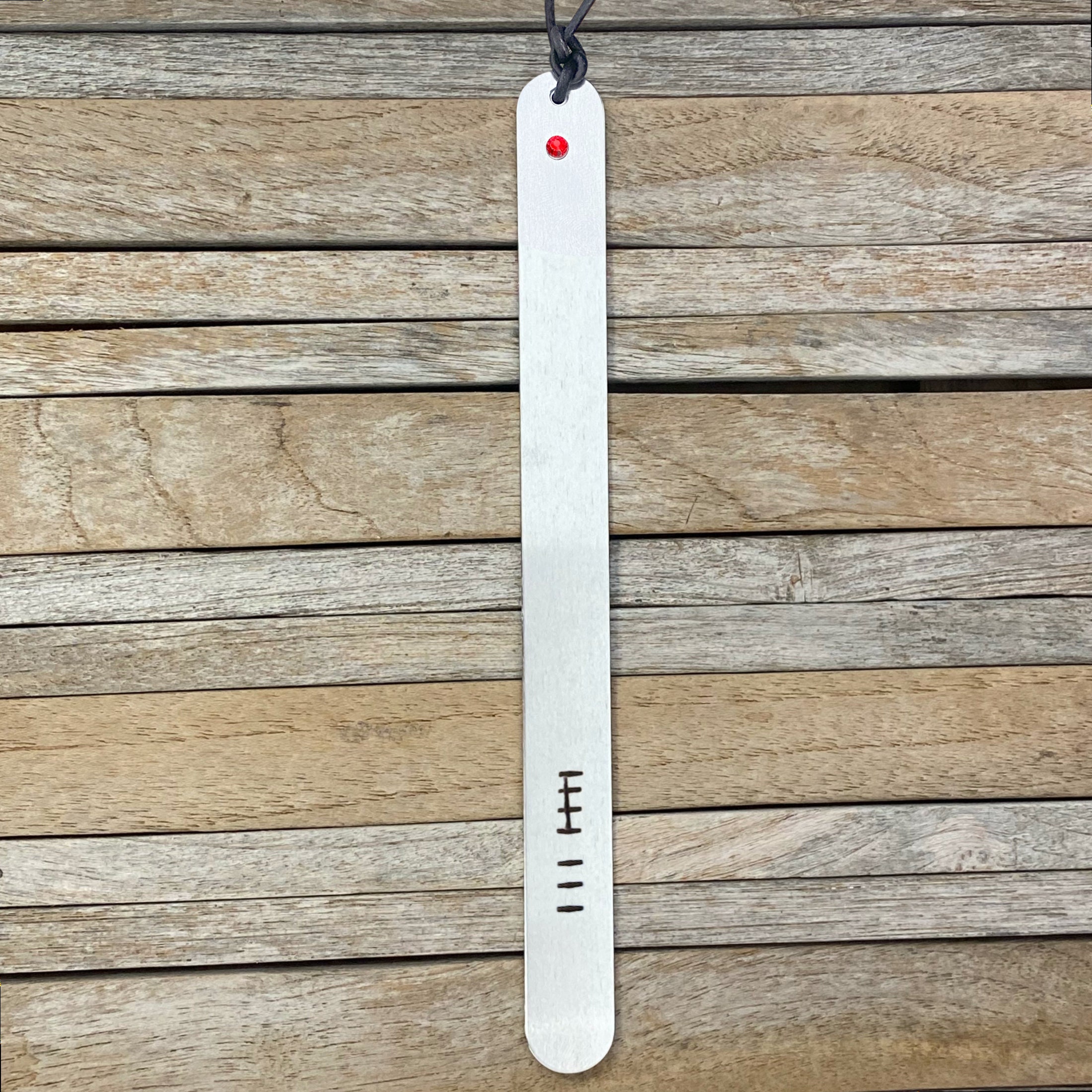 8th Anniversary Bookmark, Tally Mark Bookmarker, Couple Anniversary ...