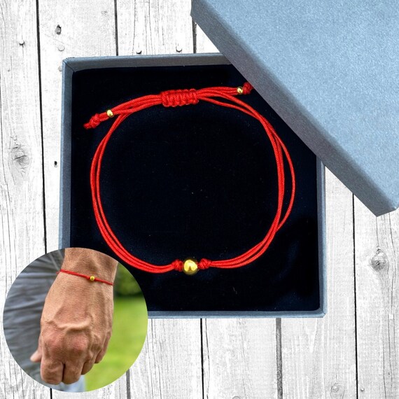 Red String of Fate Bracelet Red String Bracelet Cord - Etsy