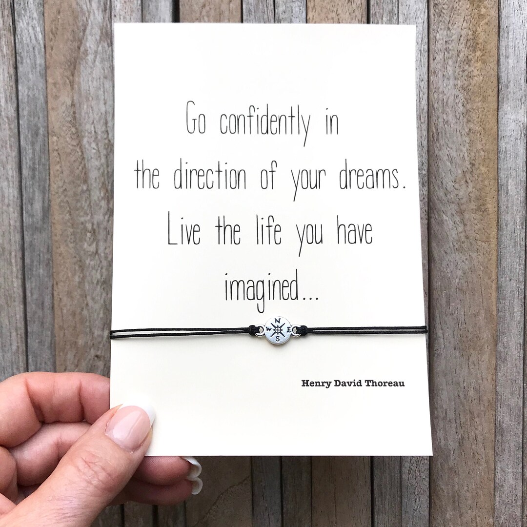 Motivational Gift Friendship Bracelet Student Gift Follow - Etsy