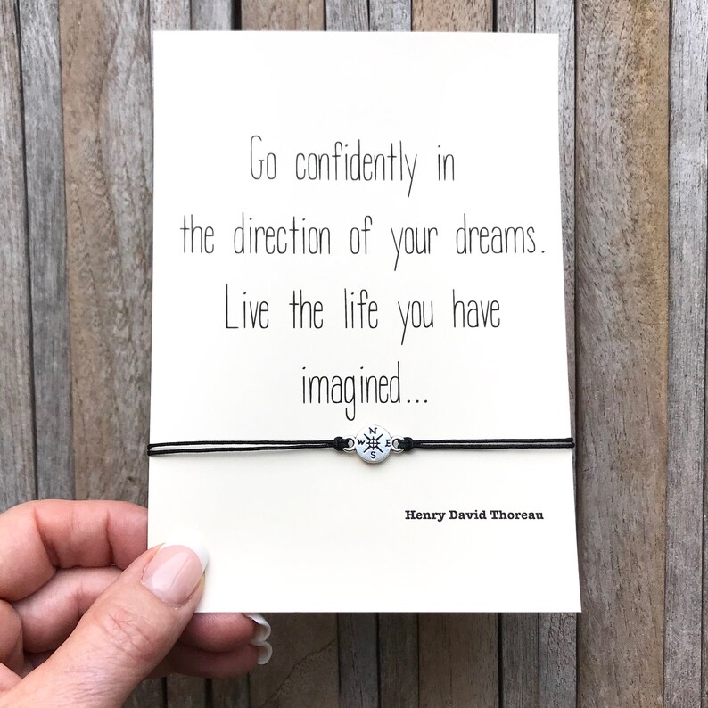 Motivational Gift Friendship Bracelet Student Gift Follow - Etsy