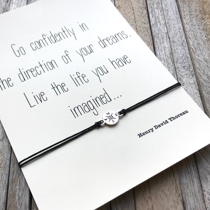 Motivational Gift Friendship Bracelet Student Gift Follow - Etsy