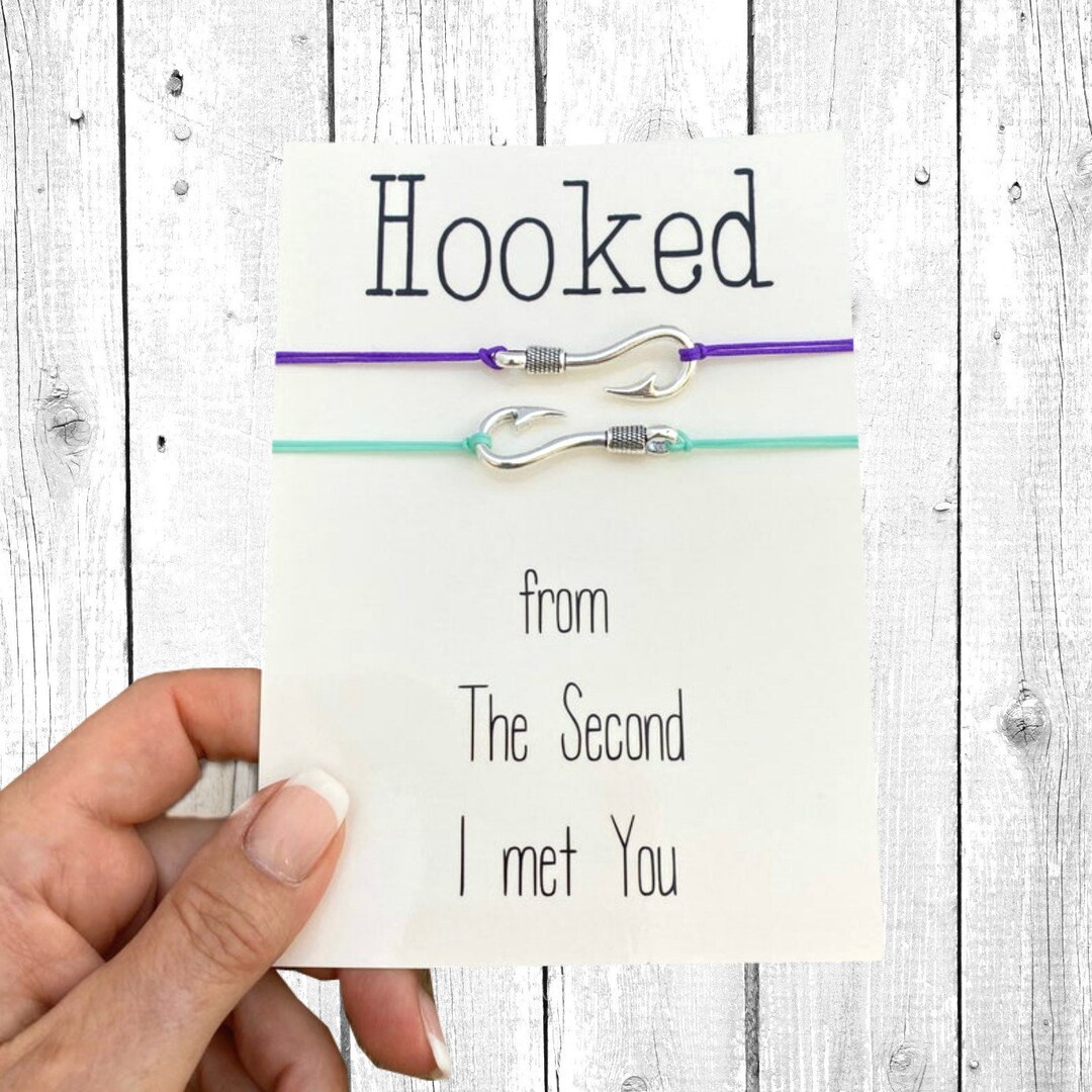 Hooked on You Bracelet Set Boyfriend Gift Hooked on You - Etsy