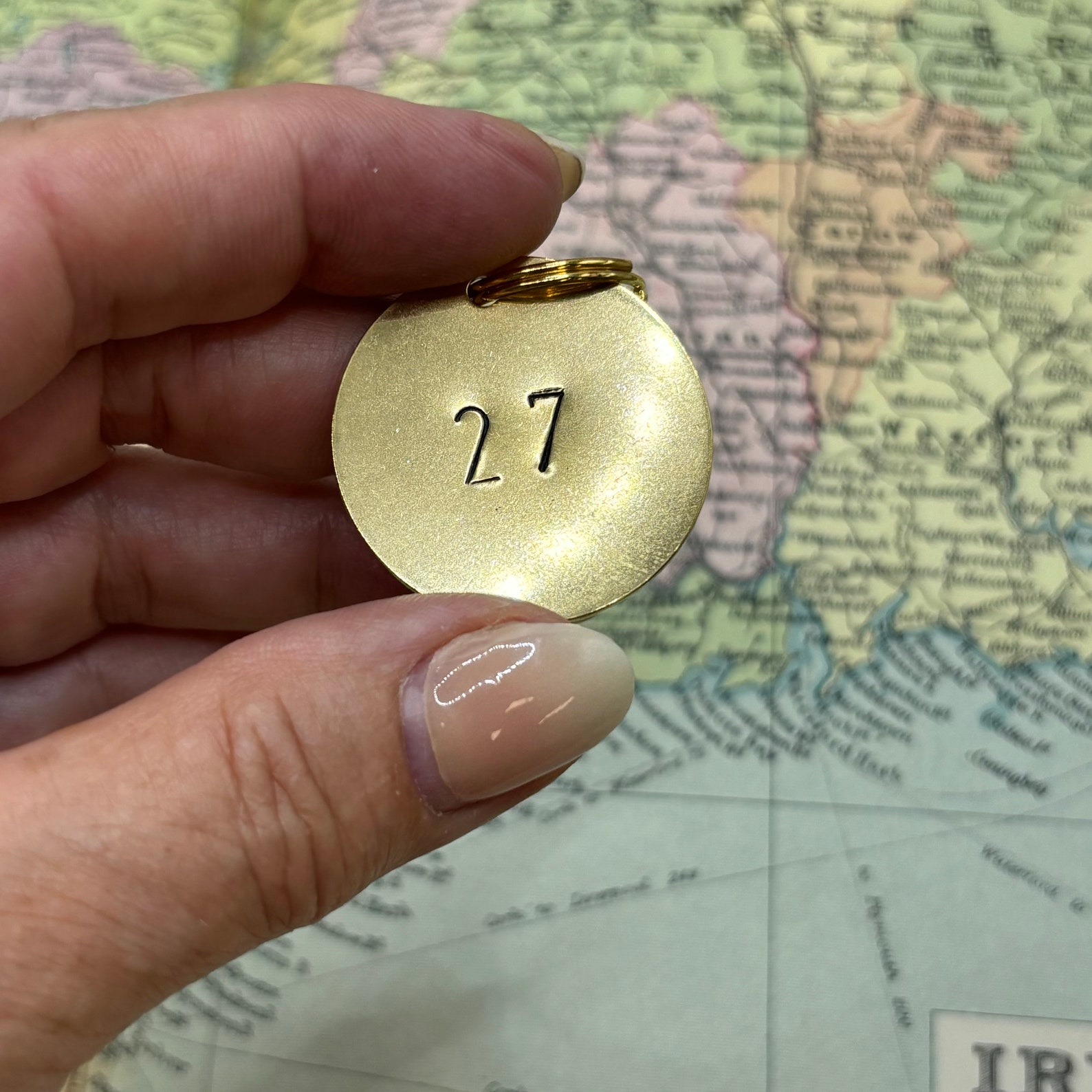Custom Number Tag, Hotel Room Number Tag, Number Tag, Personalized ...