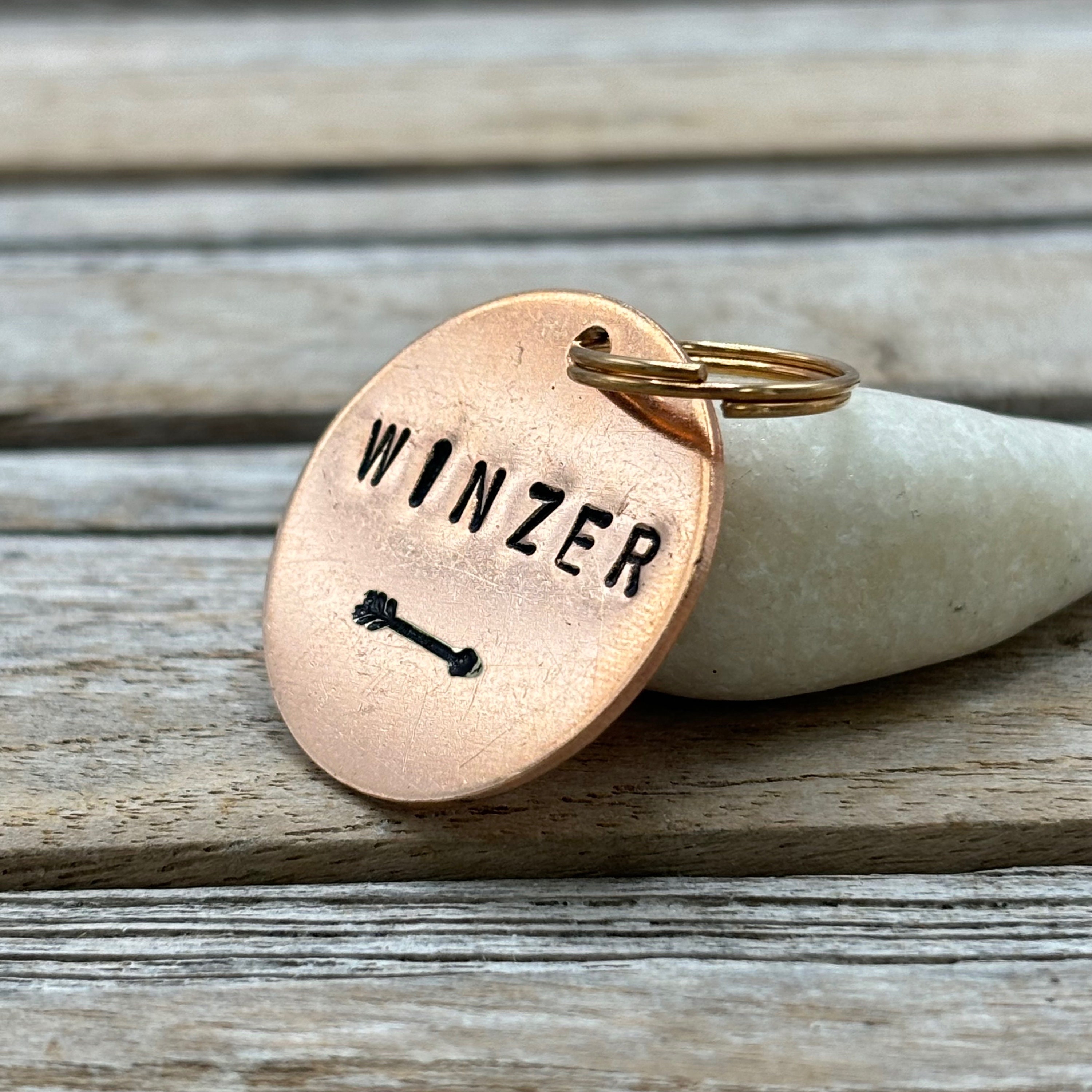 Custom Hand Punched Aluminum Copper Brass Tags, Hand Punched Name Tags ...
