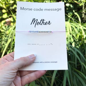 Mother Morse Code Bracelet, Mother's Day, Mother Bracelet, Mother Gift ...