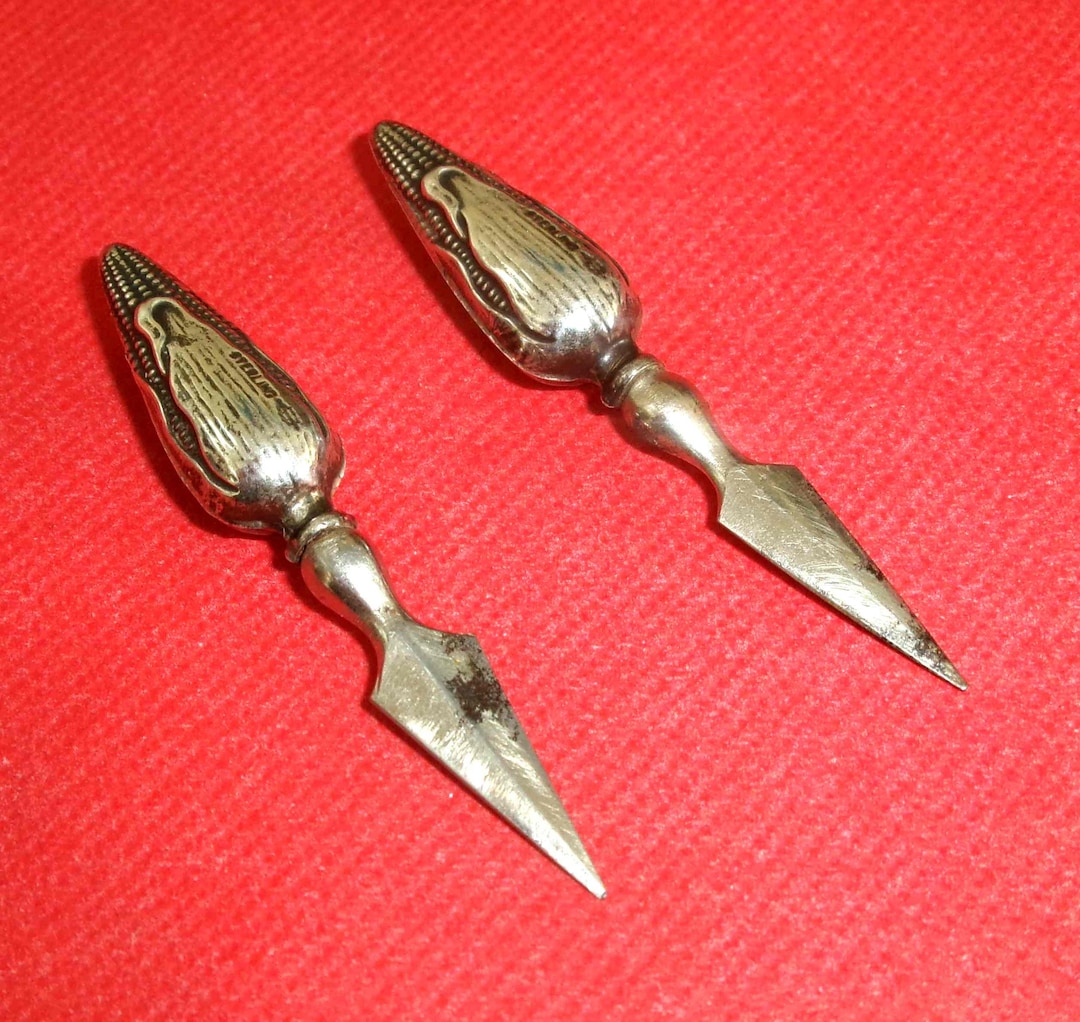 Vintage Solid Sterling Silver Corn on the Cob Holders - Etsy