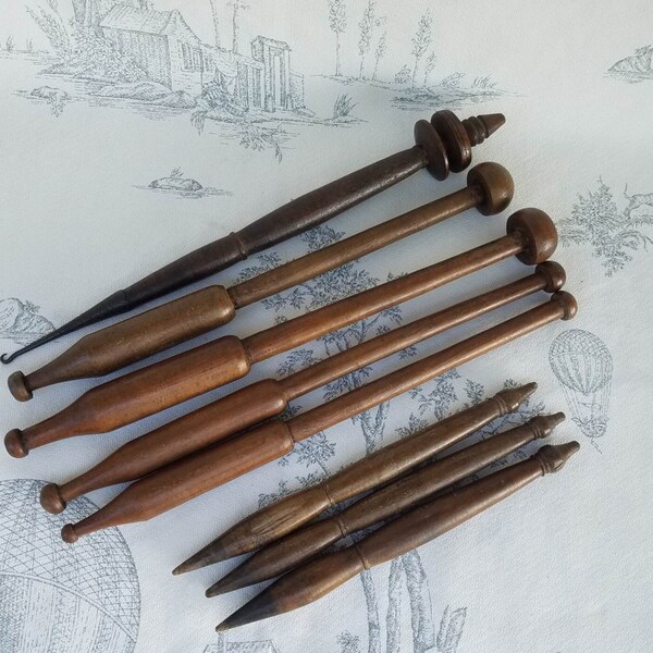 Antique Spindles - Etsy