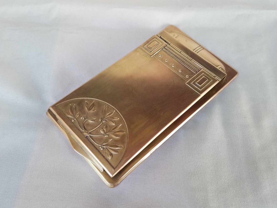 Antique Art Nouveau W.M.F Brass Notebook Cover,notepad Cover,aide ...