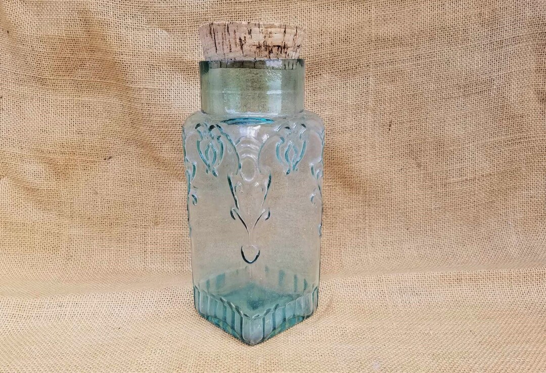 Large Antique French Art Nouveau Glass Shop Sweet-candy Jar,cookie Jar ...