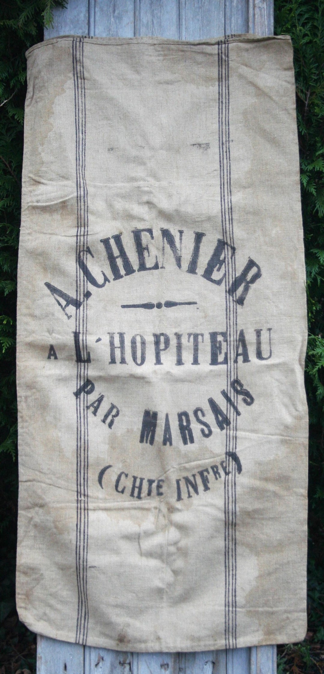 Extra Large Vintage French Millers Flour-grain Advertising Hessian ...