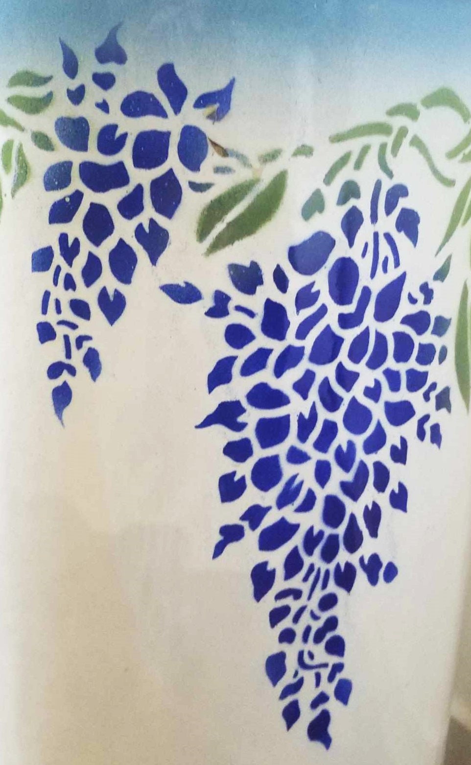 Vintage French Wisteria Enamelled Umbrella-brolly-stick Stand,french ...