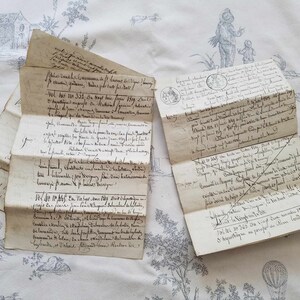 Antique French 1814 Legal Contract-document-legal Papers,french ...