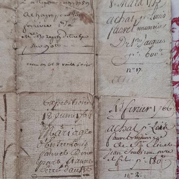 French Script Paper - Etsy