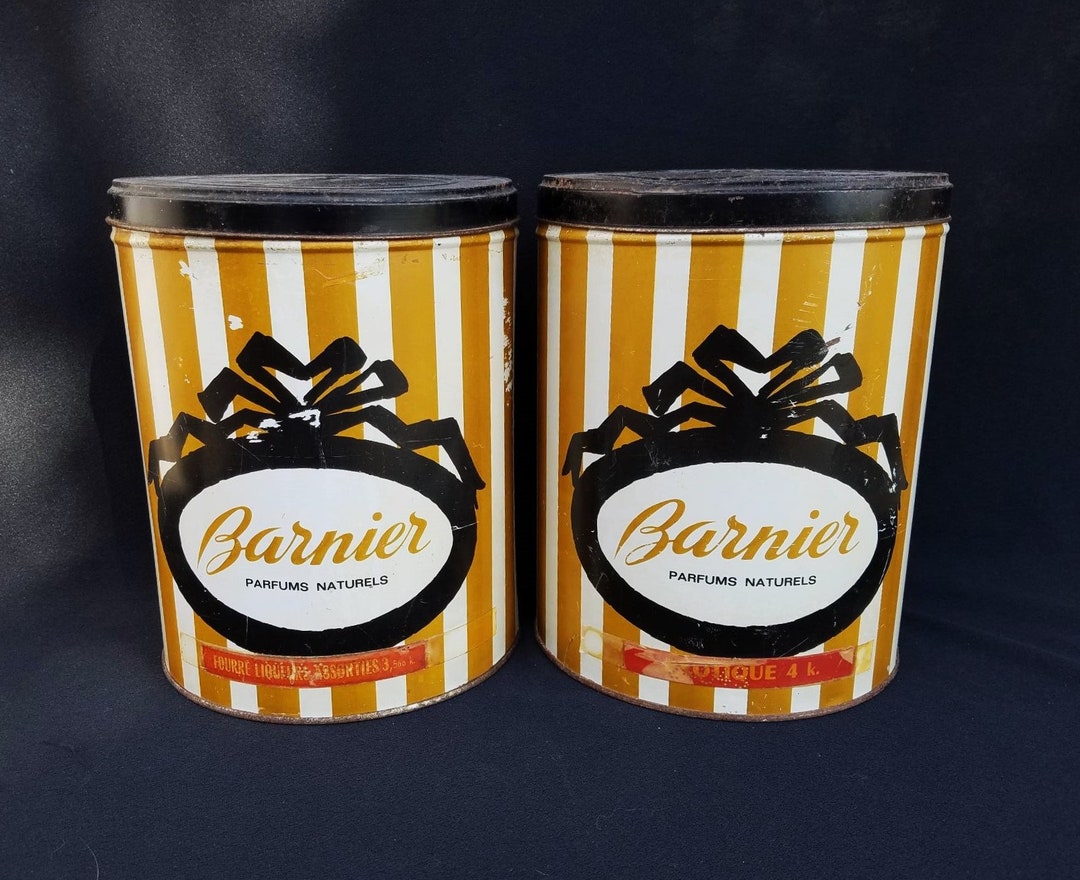 1 Large Vintage French 1950s 'barnier' France Metal Bon-bon-candy-sweet ...