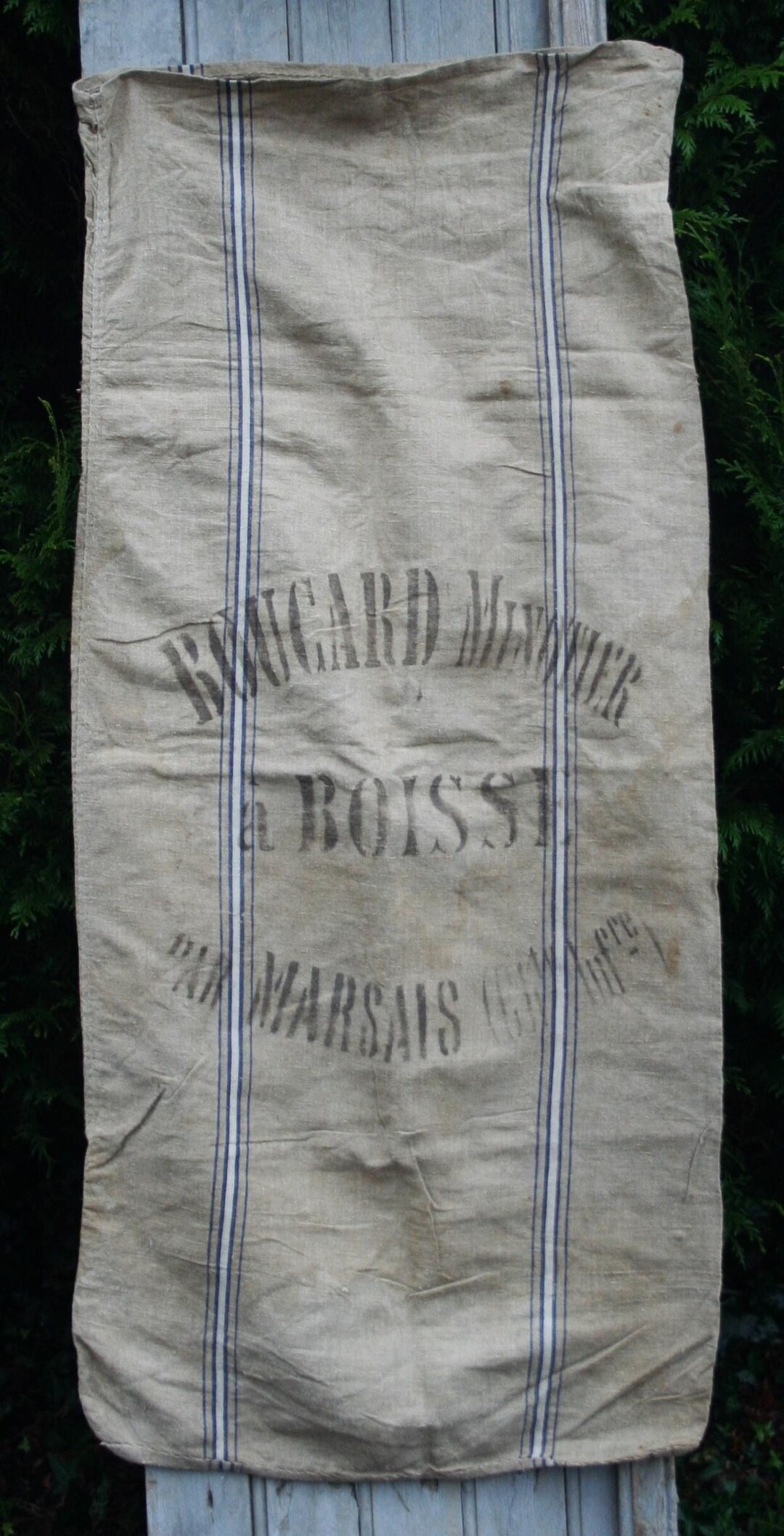 Large Vintage French Millers Flour-grain Advertising Hessian-burlap ...