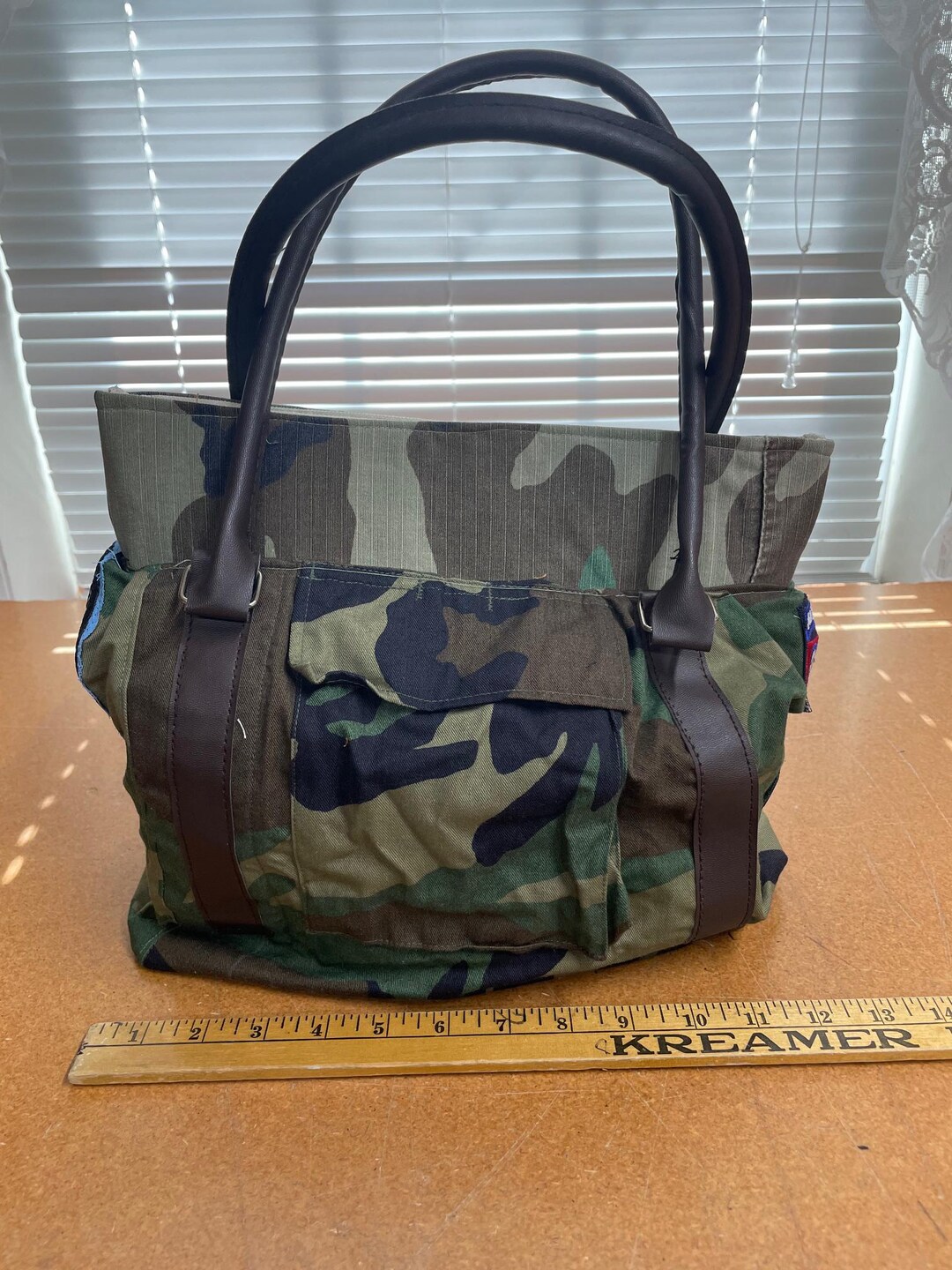 Custom Made United States Army Woodland BDU Women's Handbag "one-of-a ...